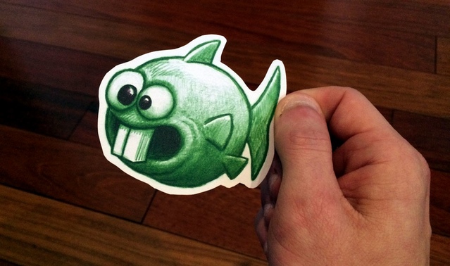 BOSS FIGHT- Stretch Goal #2 DOPEFISH STICKERS! Nakatomi, Inc