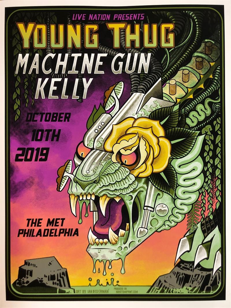 Young Thug / Machine Gun Kelly by Ian Bederman! Nakatomi, Inc