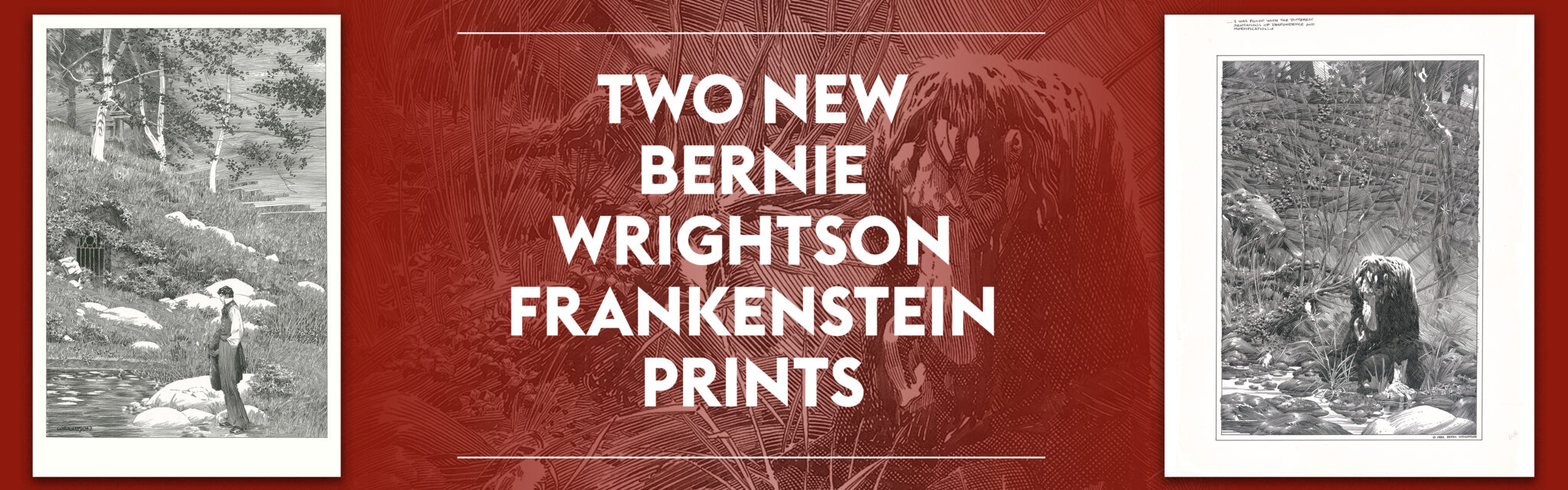 Two New Wrightson FRANKENSTEIN Prints! – Nakatomi, Inc