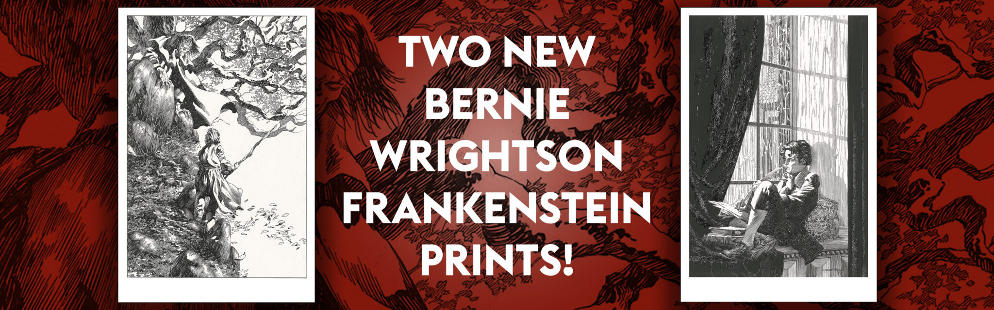 2 new FRANKENSTEIN Wrightson prints for OCTOBER! Nakatomi, Inc