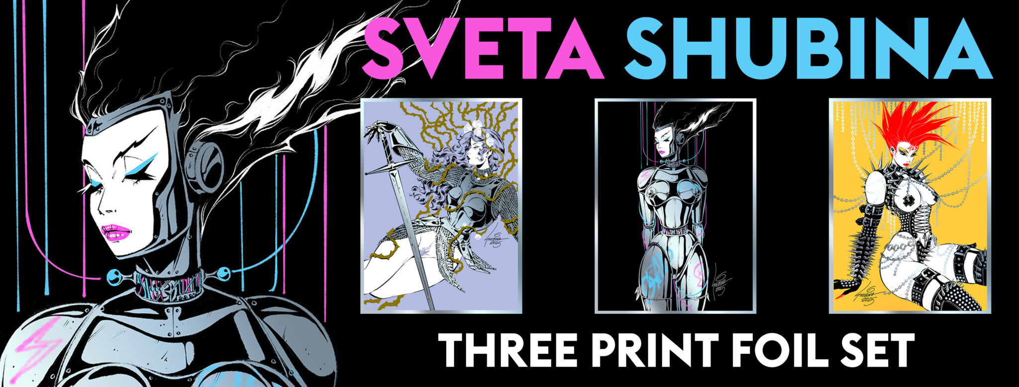 SVETA SHUBINA 3 New Foil Prints-now available! Nakatomi, Inc